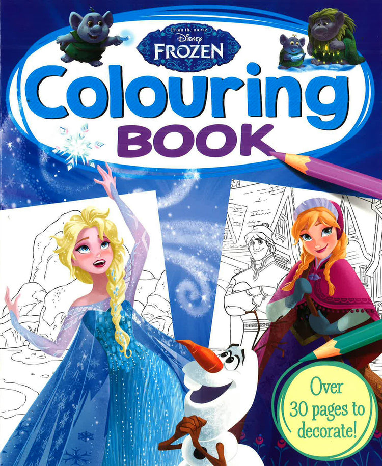 Simply Coluring Disney: Disney Frozen Coluring Book – BookXcess