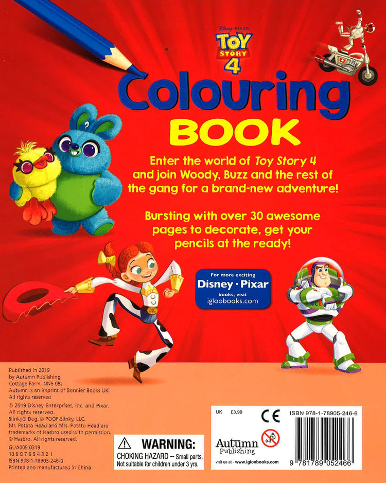 Disney Pixar Toy Story 4: Colouring Book (Simply Colouring Disney ...