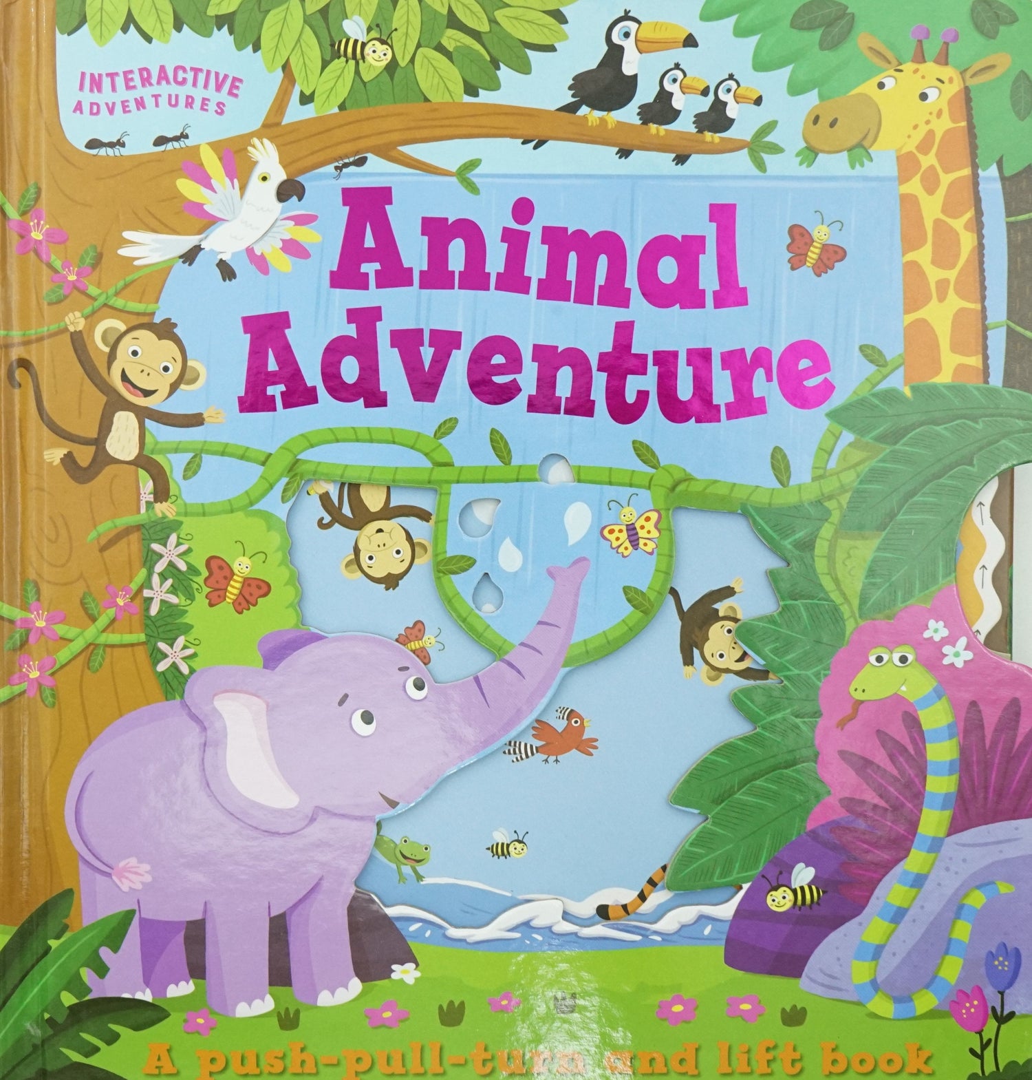 Interactive Adventures : Animal Adventure (Push-And-Pull Board) – BookXcess