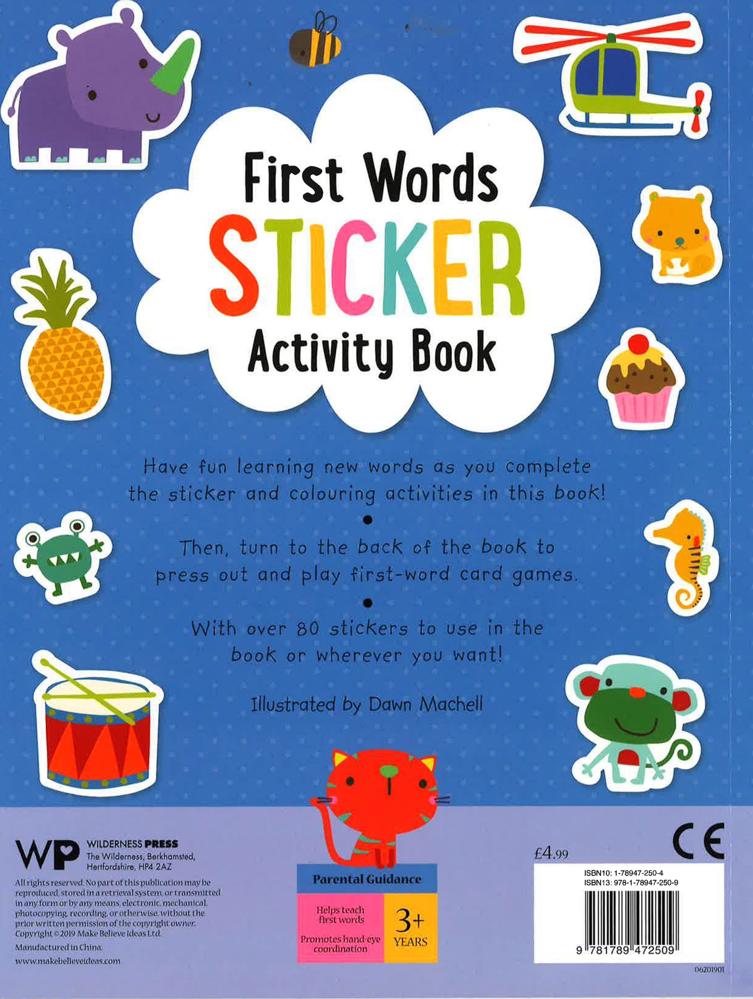 Sticker Activity Book: First Words – BookXcess