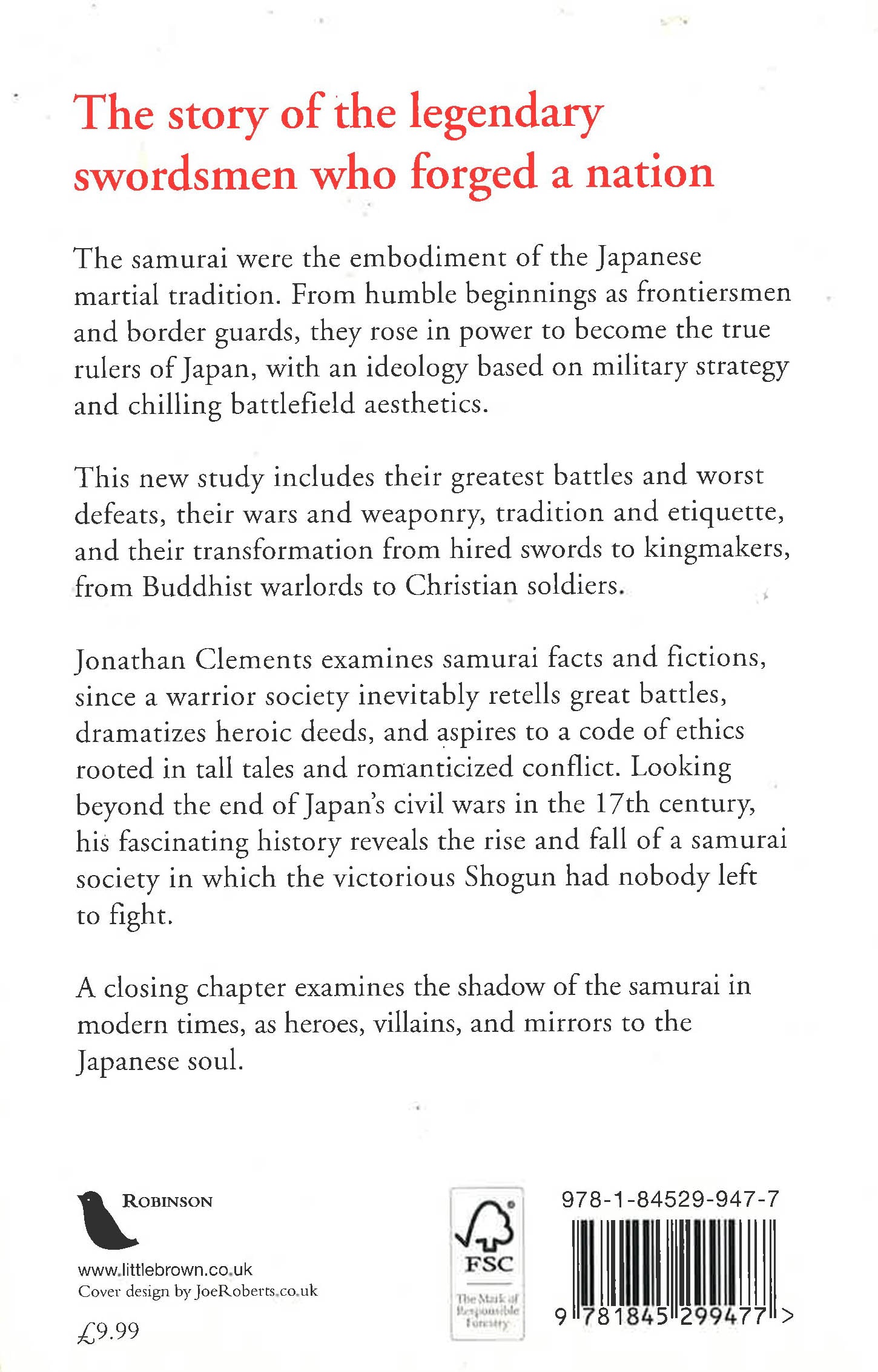 A Brief History Of The Samurai: The True Story Of The Warrior – BookXcess