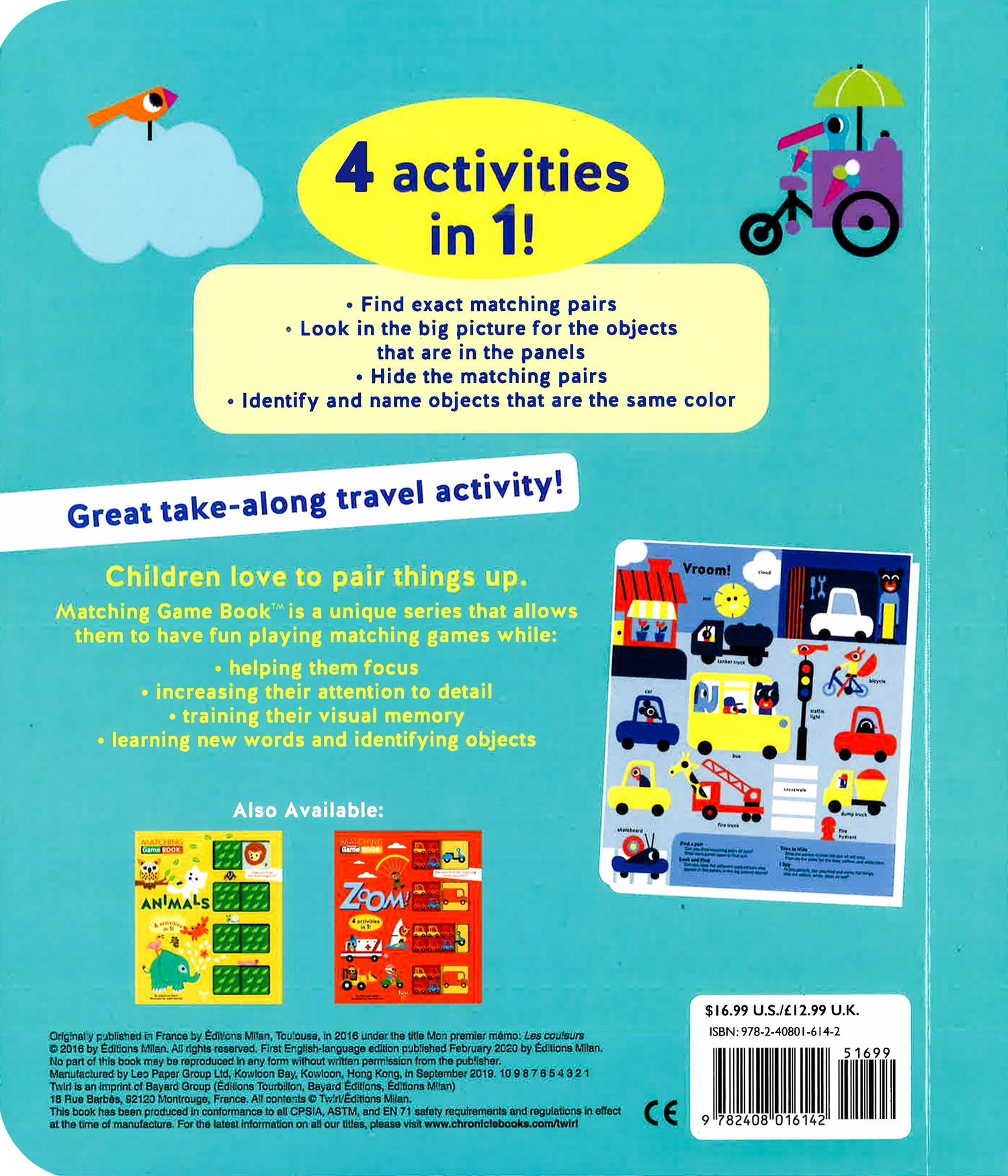 Matching Game Book: Colors – BookXcess