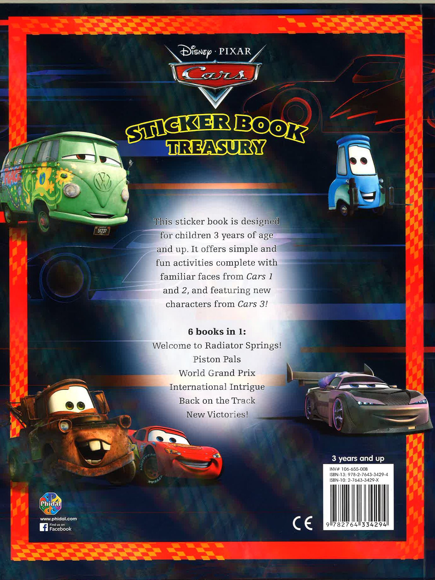 Disney Pixar Cars: Sticker Book Treasury – BookXcess
