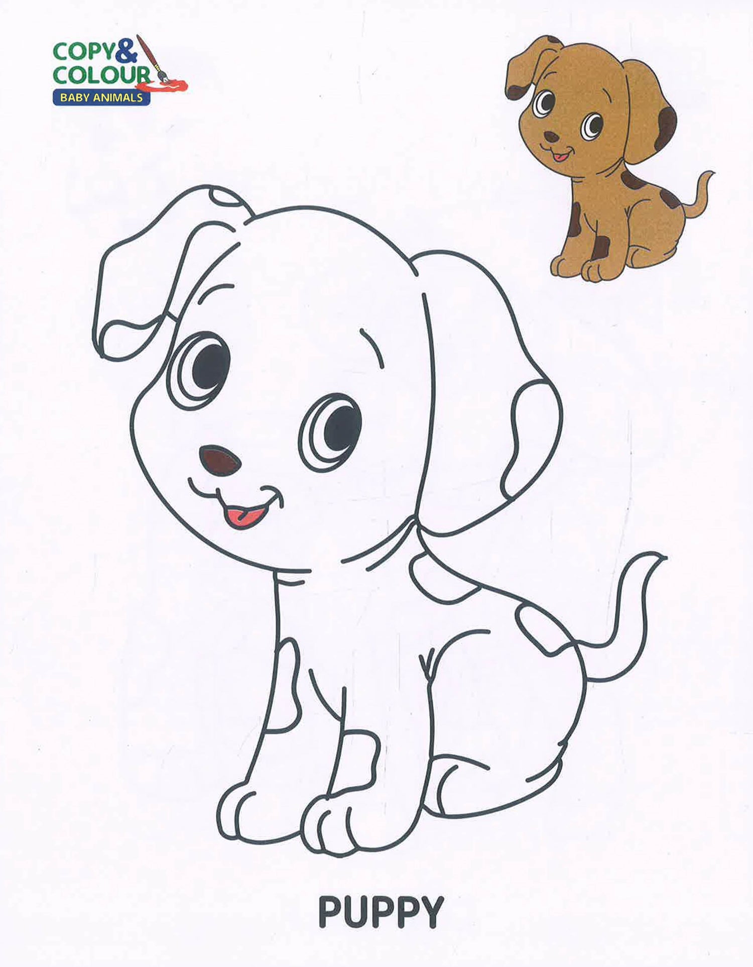 It's Fun To Copy Colour - Baby Animals & The Farm – BookXcess