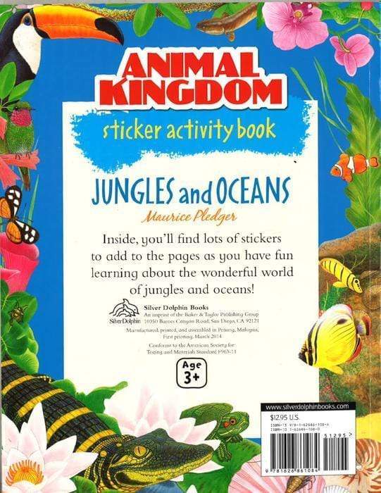 Animal Kingdom Sticker Activity Book: Jungles And Oceans – BookXcess