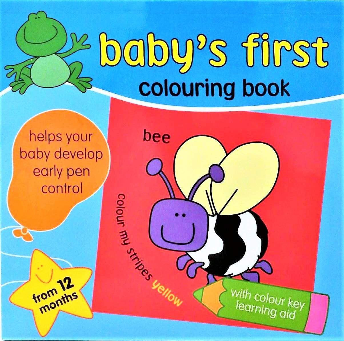 Baby's First Colouring Book (Yellow) – BookXcess