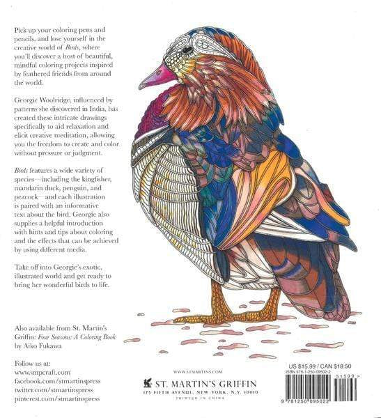 Birds: A Mindful Coloring Book – BookXcess