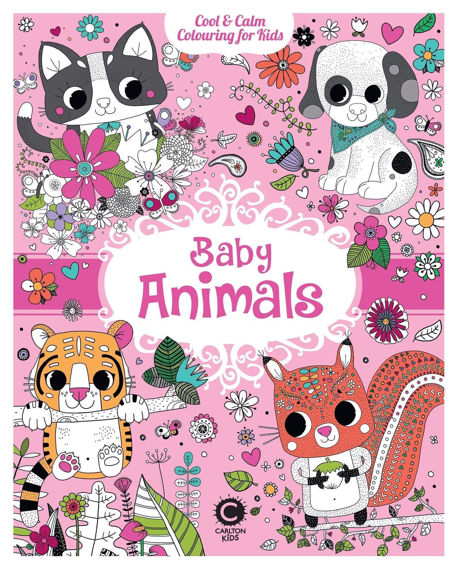 Cool And Calm Colouring Kids - Baby Animals – BookXcess