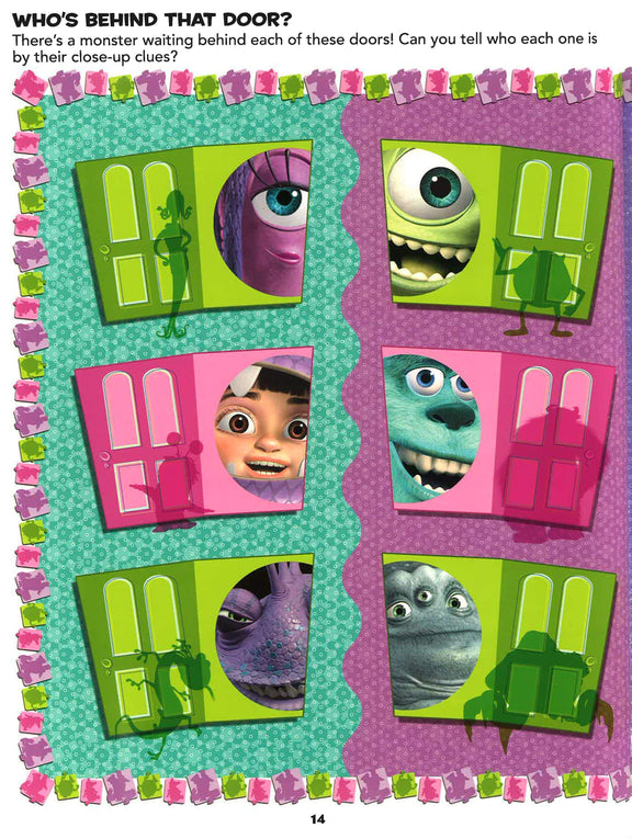 Disney And Pixar Monsters Inc Sticker Book Treasury – BookXcess