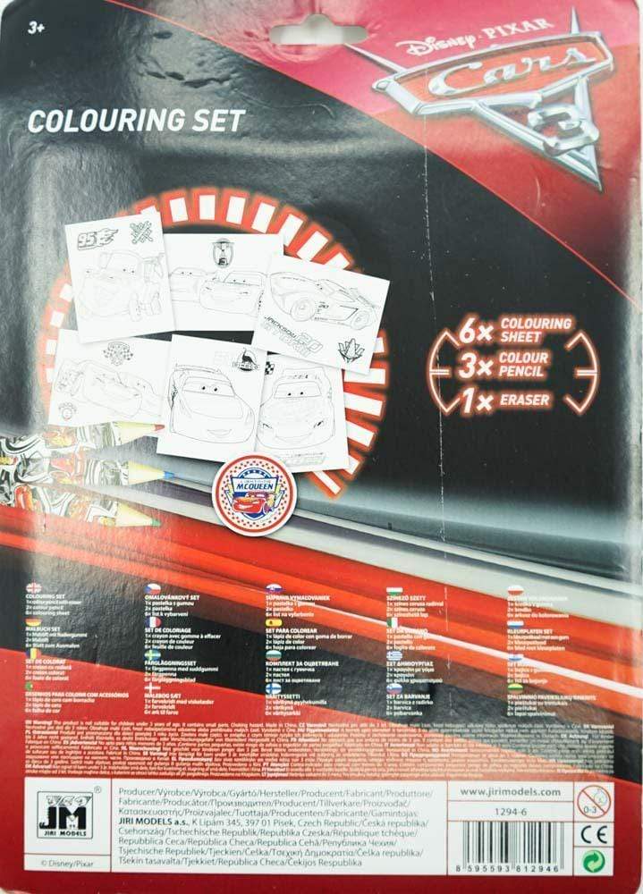 Disney Pixar Cars 3: Colouring Set – BookXcess