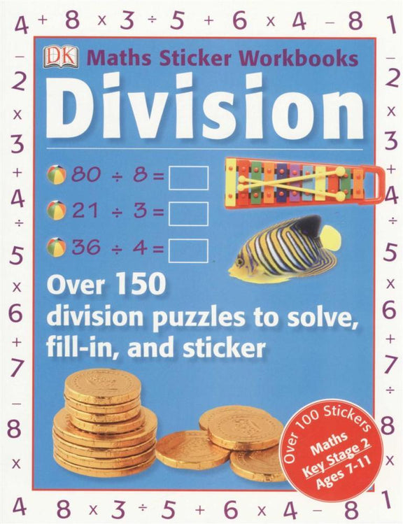 Dk Maths Sticker Workbooks: Division – BookXcess