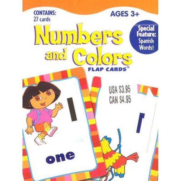 Dora The Explorer Numbers And Colors Flap Cards (Numbers And Colors: F ...