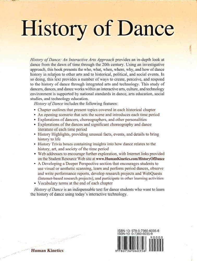History Of Dance – BookXcess