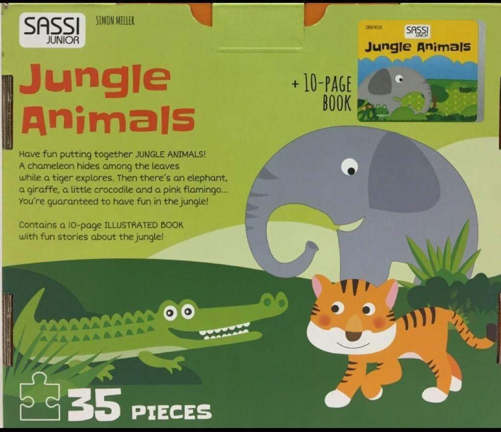 Jungle Animals Giant Puzzle – BookXcess