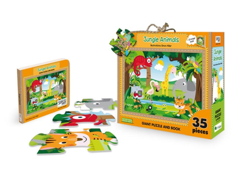 Jungle Animals Giant Puzzle – BookXcess