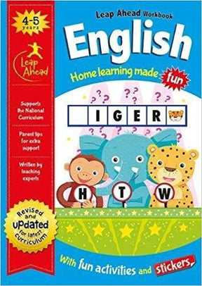 Leap Ahead Workbook: English Home Learning Made Fun (Age 4-5) – BookXcess