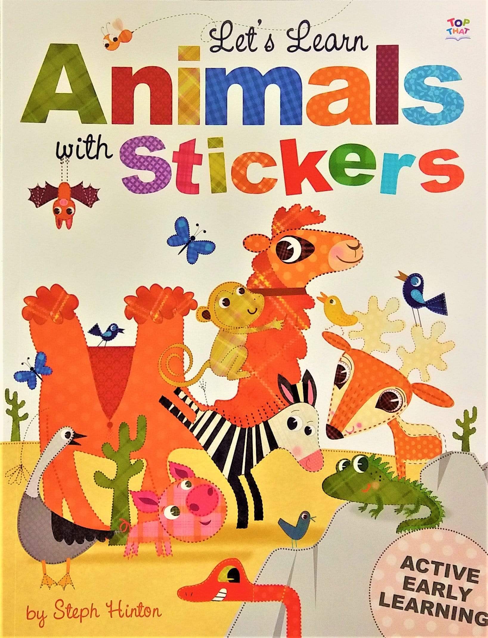 Let's Learn Animals With Stickers – BookXcess