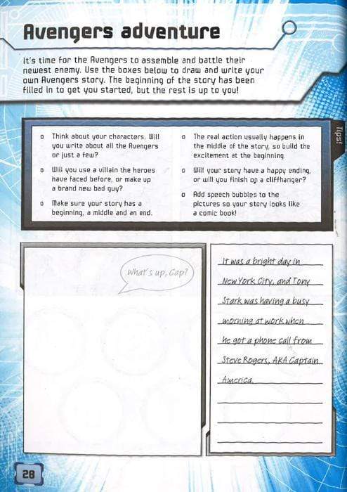 Marvel Avengers Hero Action Activities – BookXcess