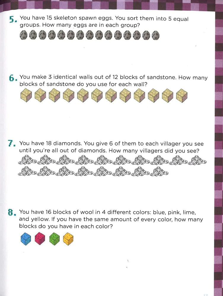 Math For Minecrafters Word Problems: Grades 3-4 – BookXcess