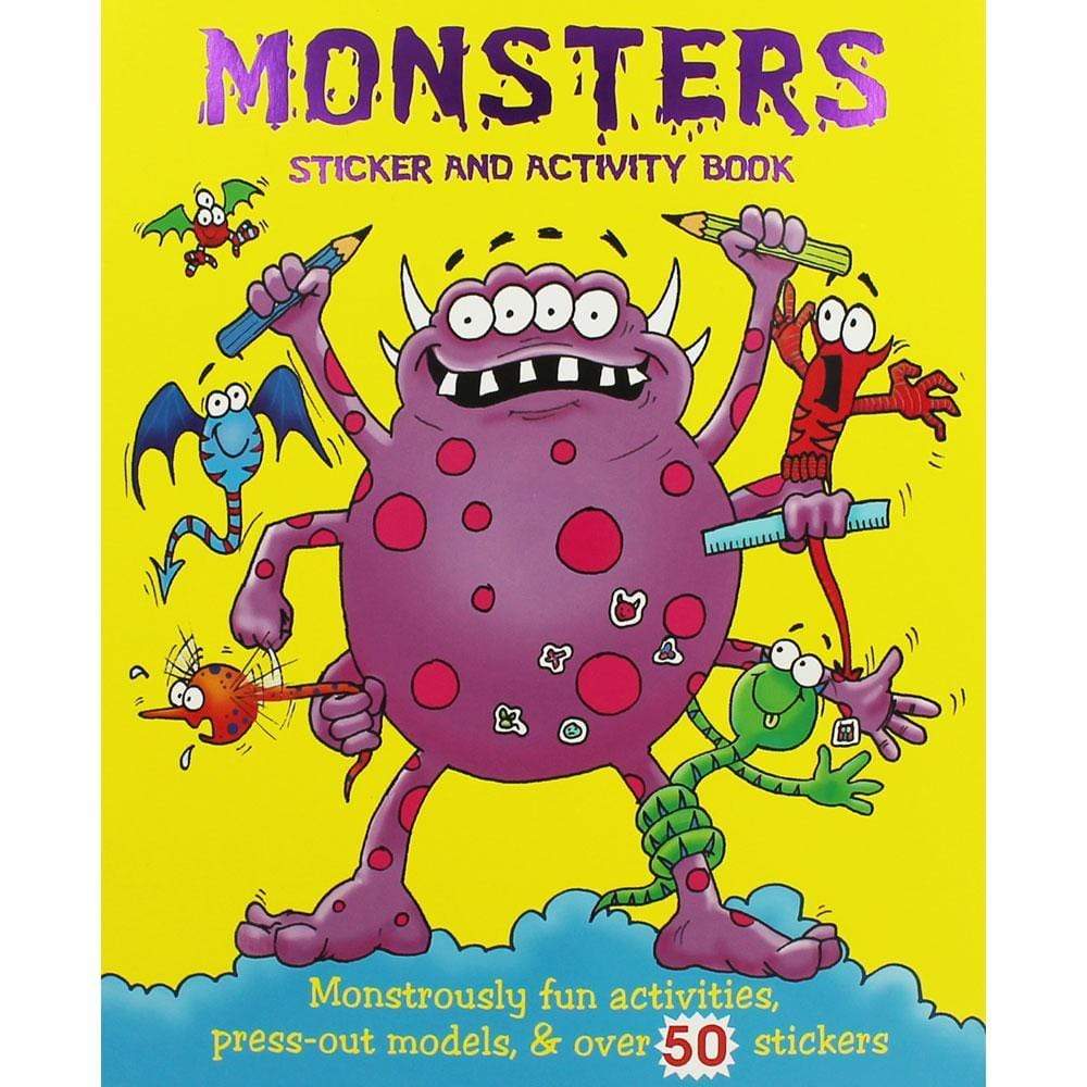 Monsters: Sticker And Activity Book – BookXcess