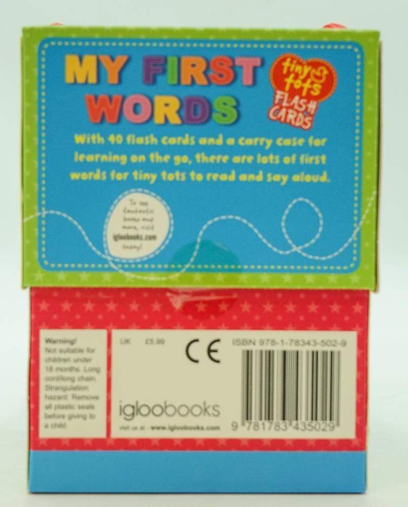My First Words: Tiny Tots Flash Cards Box Set – BookXcess