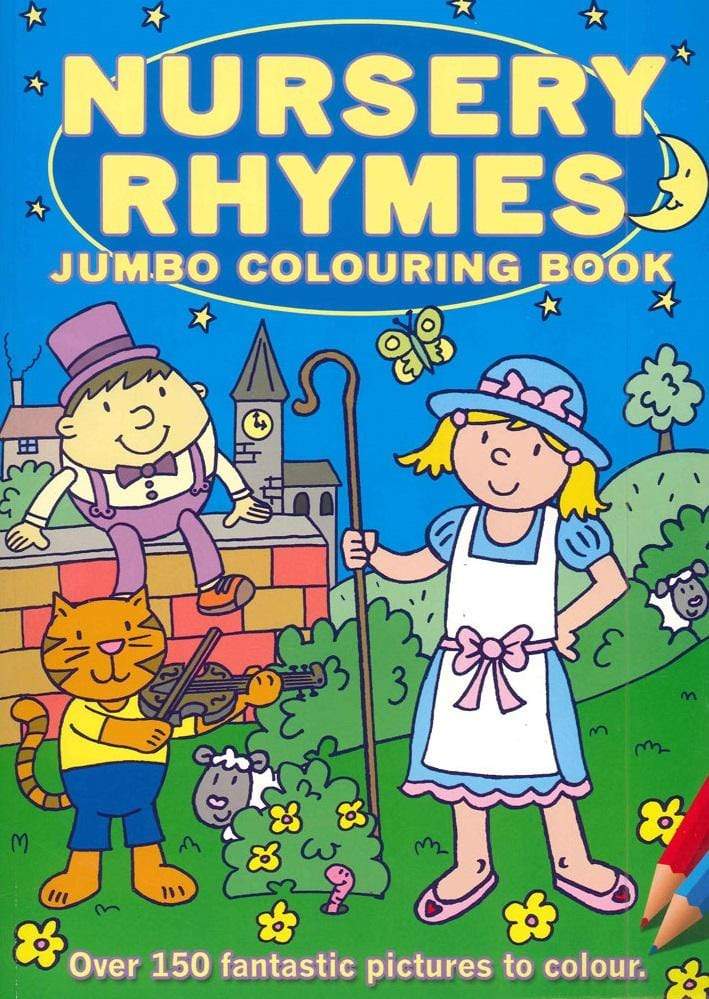 Nursery Rhymes Jumbo Colouring Book – BookXcess