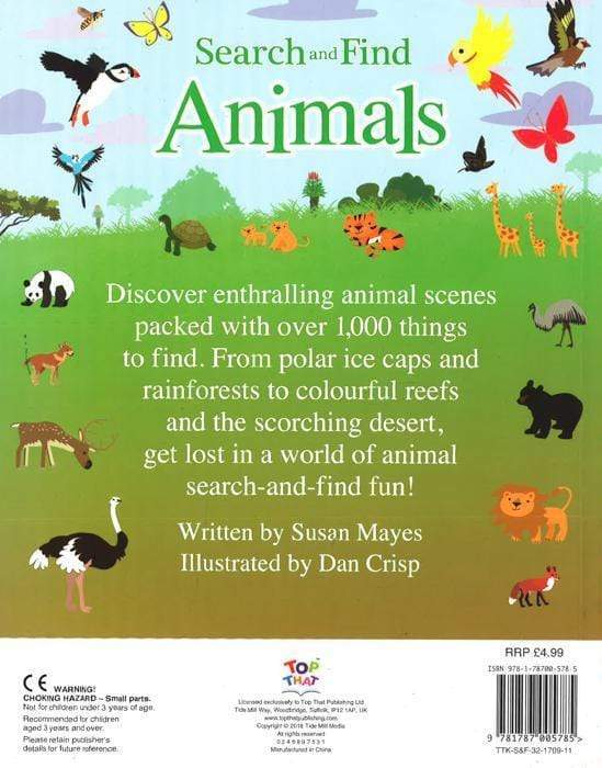 Search And Find Animals – BookXcess