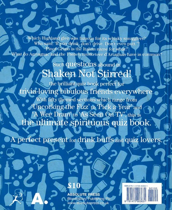 [Bargain corner] Shaken Not Stirred: A Boozy Quiz – BookXcess