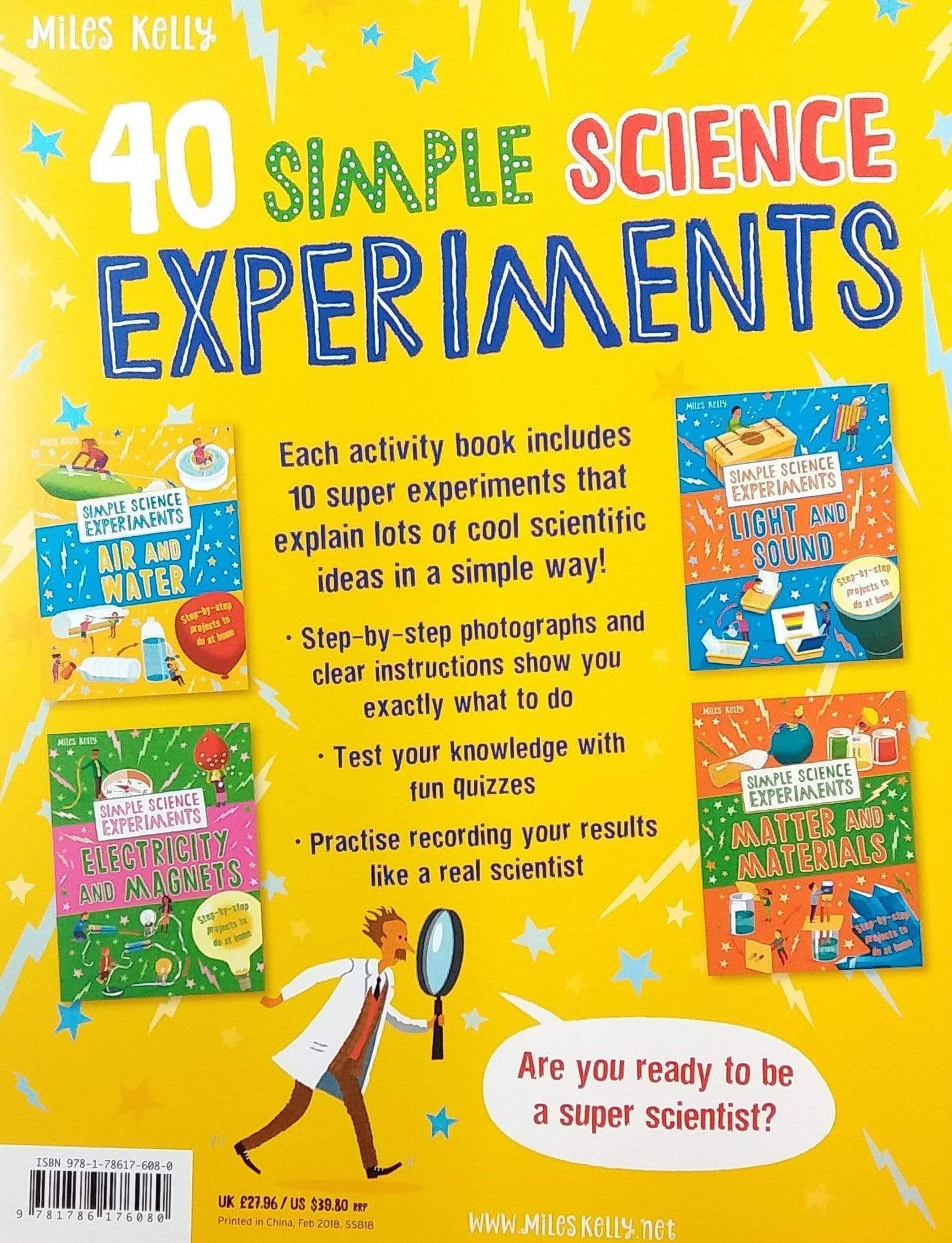 Simple Science Experiments 4 Books Collections – BookXcess