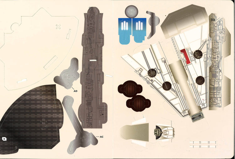 Star Wars Millennium Falcon Book And Mega Model – BookXcess