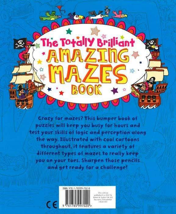 The Totally Brilliant Amazing Mazes Book – BookXcess