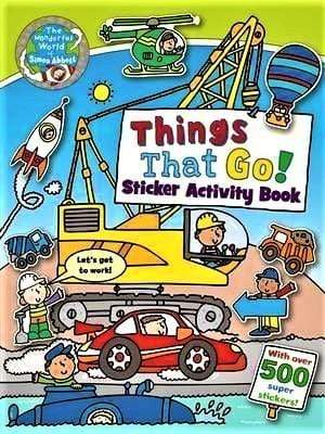 Things That Go Sticker Activity Book – BookXcess