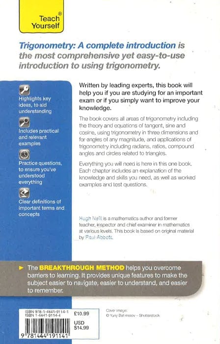 Trigonometry: A Complete Introduction: Teach Yourself – BookXcess